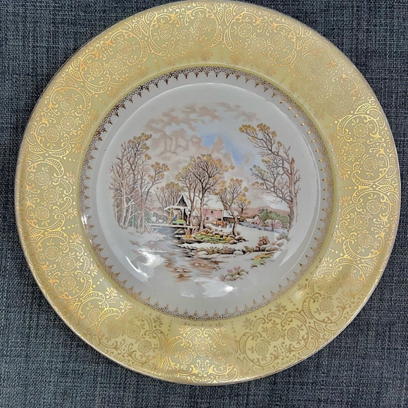Edwin M Knowles | Art | Vintage Plate Edwin M Knowles | Poshmark
